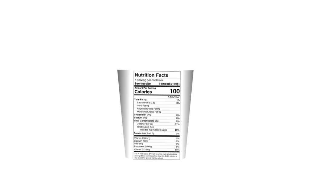 smoodi's Smoothie Machine Flavors