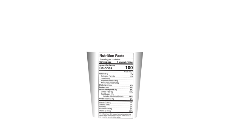 smoodi's Smoothie Machine Flavors